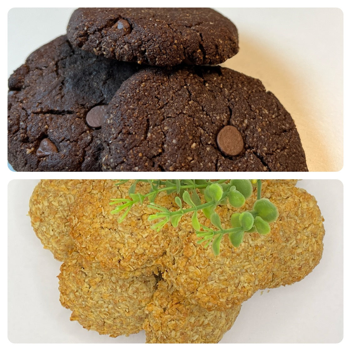 Half Double Choc Chip Cookies/Half Oat Cookies (10 bakes in total) – Oh ...